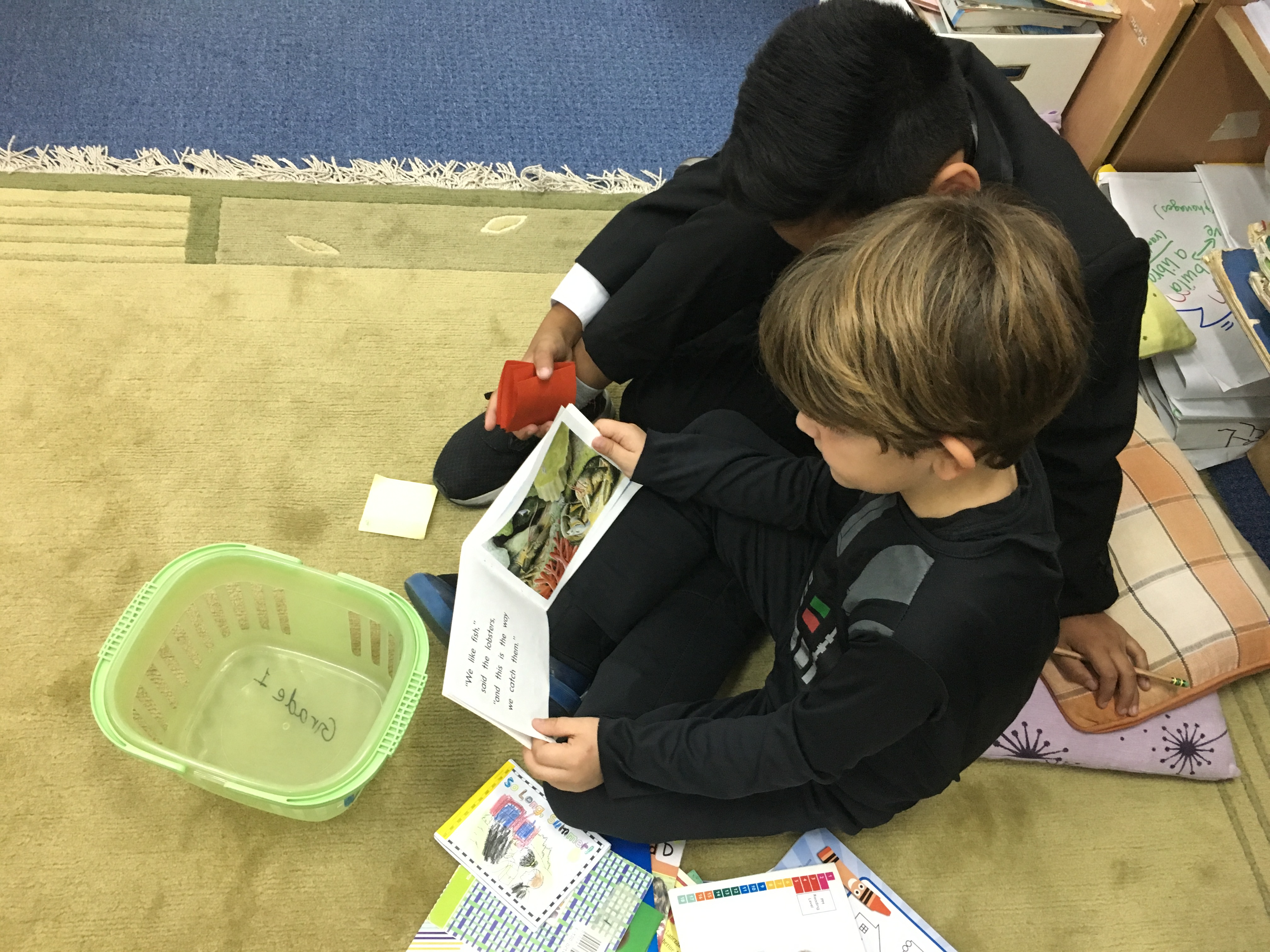 Grade 1 and Grade 5 Celebrate Literacy Week! – Lincoln School