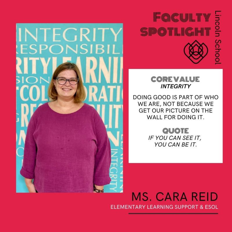 Faculty Spotlight: Ms. Cara Reid - Lincoln School Nepal