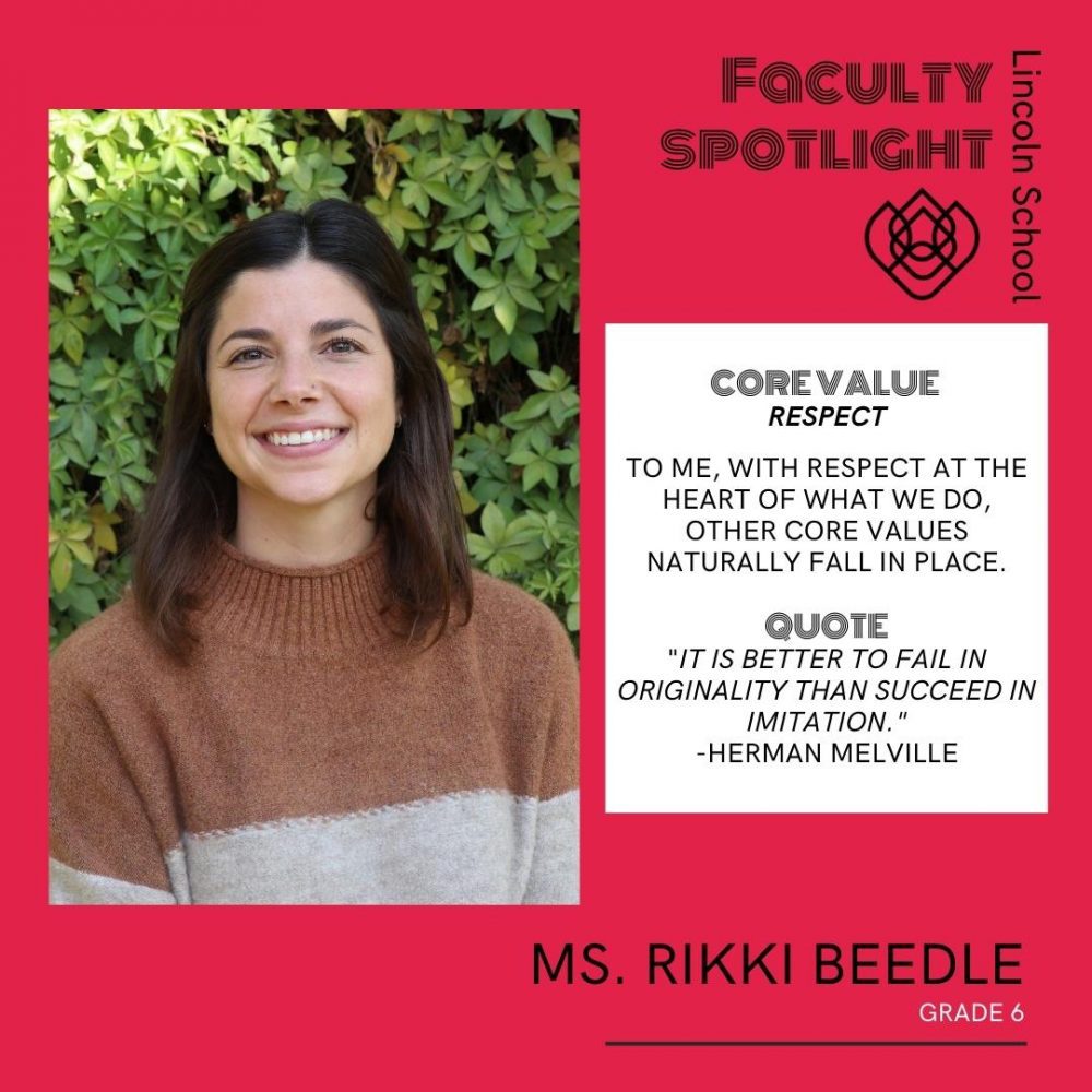 Faculty Spotlight: Ms. Rikki Beedle - Lincoln School Nepal