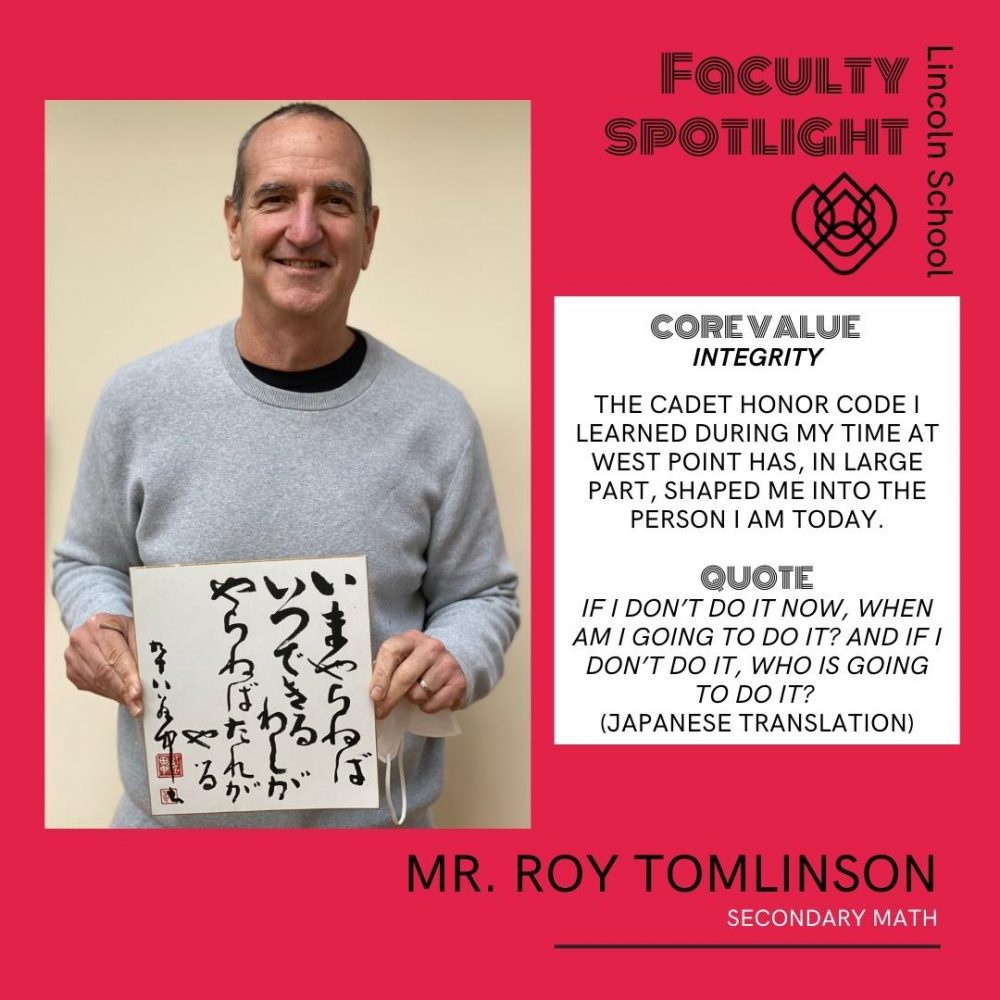 Faculty Spotlight: Mr. Roy Tomlinson - Lincoln School Nepal