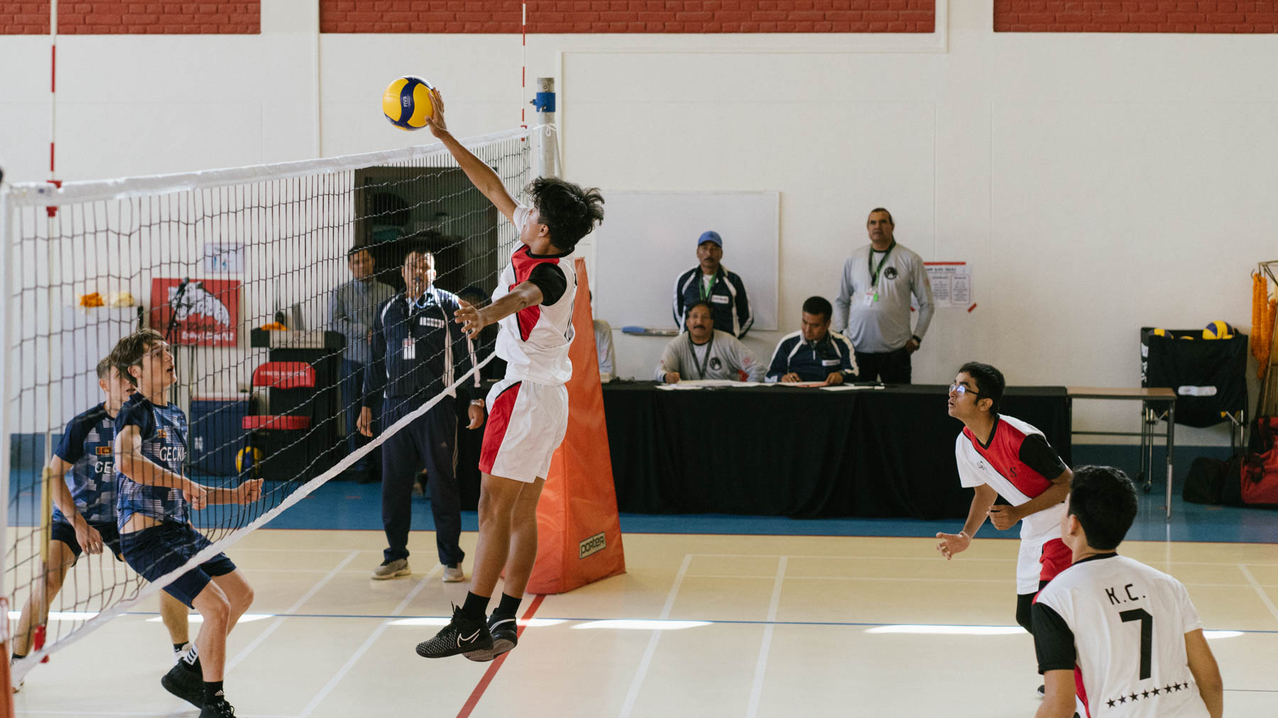 Boys' Volleyball Team Shows Growth at SAISA - Lincoln School Nepal
